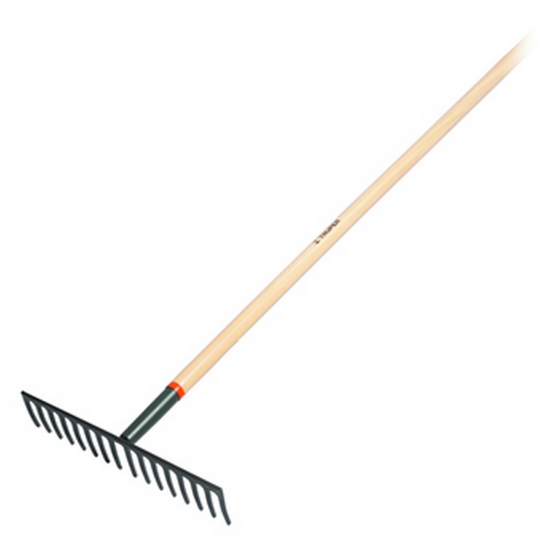 Rastrillo Truper Recto, 16 Dtes C/mango Madera # R-16m (17880)