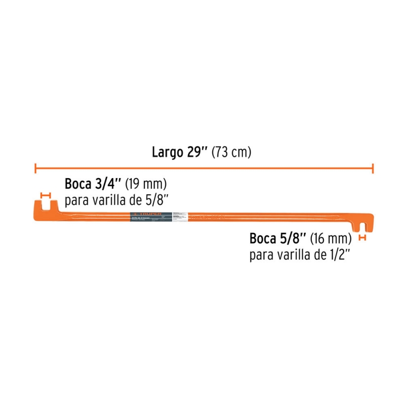 Grifa Dos Bocas Truper 3/4" - 1/2" - 5/8" #grt-21 (19800)